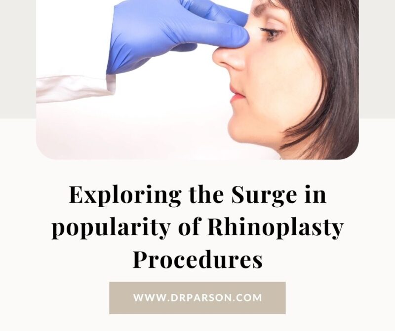 Rhinoplasty surge in popularity | Dr. Shaun Parson